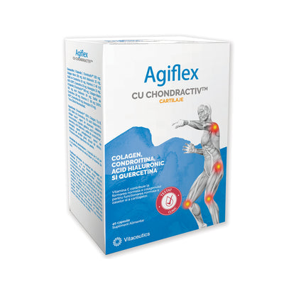 Agiflex cu Chondractiv, pentru Articulatii, 40 Capsule | NaturoPath